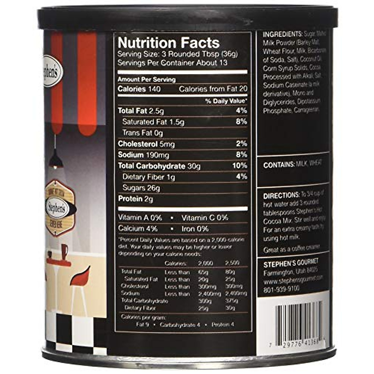 Stephen's Old Fashioned Chocolate Malt, 1 Pound