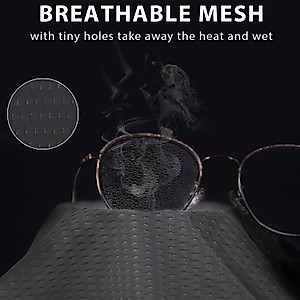 Comfortable Neck Gaiter Face Scarf Mask Balaclava for Men Summer Sun Dust Protection Running Fishing Breathable Gaiter Neck Bandana Face Mask Gray