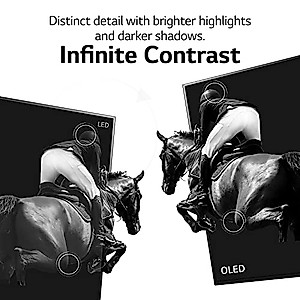 LG OLED B1 Series 65” Alexa Built-in 4k Smart TV, 120Hz Refresh Rate, AI-Powered, Dolby Vision IQ and Dolby Atmos, WiSA Ready, Gaming Mode (OLED65B1PUA, 2021)