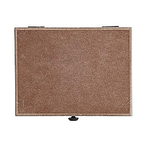 Pavilion - Take Time To Pray - 6.5" long x 5" wide x 3" tall Prayer Box Decorative Keepsake Storage Bin 2.25" x 3.25" Wallet Photo Holder Jesus God Lover Religious Friend Gift Present