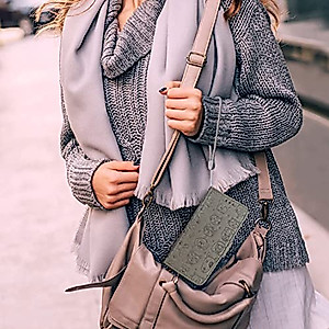 FDCWTSH Compatible with LG V60 ThinQ V60ThinQ 5G G9 Thin Q Wallet Case Wrist Strap Lanyard Leather Flip Card Holder Stand Cell Accessories Phone Cover for LGV60 V 60 60ThinQ 60V Women Men Grey