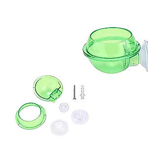NA Reptile Food Bowl Anti-Escape Chameleon Bowl Cup Reptile Feeder Translucent Home Pet Feeder Supplies Accessories for Tortoise Gecko Snakes Chameleon Iguana