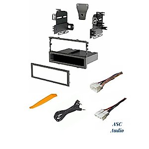 ASC Audio Car Stereo Dash Install Kit and Wire Harness for Installing an Aftermarket Single Din Radio for Select Acura Honda Vehicles - Compatible Vehicles Listed Below