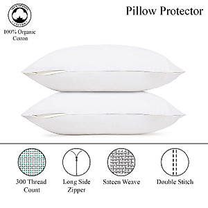 A1 HOME COLLECTIONS Vega Living-Gusset Duvet Insert 3 Piece Set-Down Alternative-Twill Weave Microfiber Cover & 2 Satin Weave Organic Cotton Pillow Protector-Noiseless-Oeko-Tex Certified