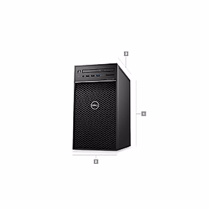 Dell Precision T3640 Workstation Desktop (2018) | Core i3-256GB SSD - 16GB RAM - RTX 2070 | 4 Cores @ 4.3 GHz - 8GB GDDR6 No OS (Renewed)