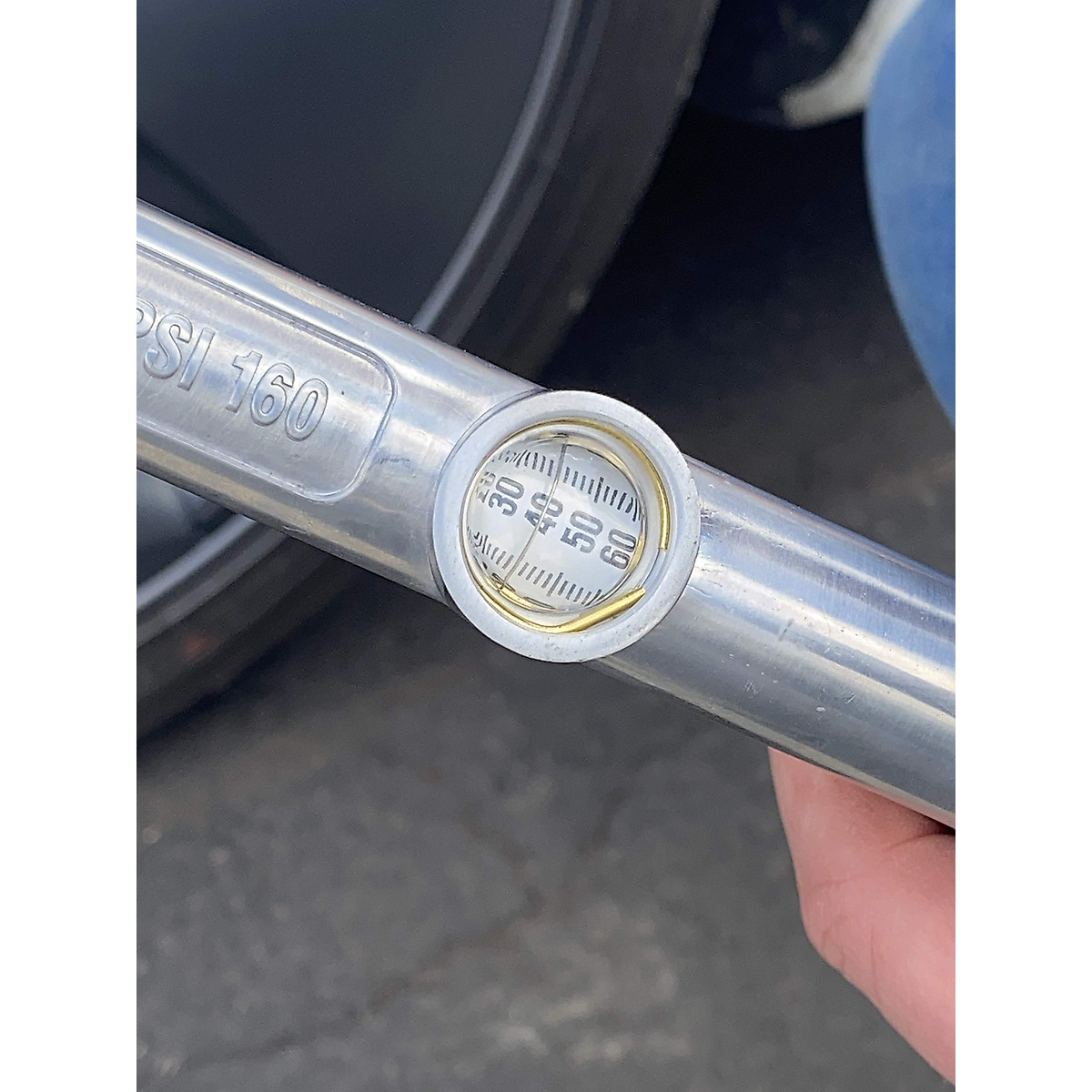 Primefit XC5000 Pro Tire Inflator and Deflator with Dual Chuck and Built in Magnified Gauge