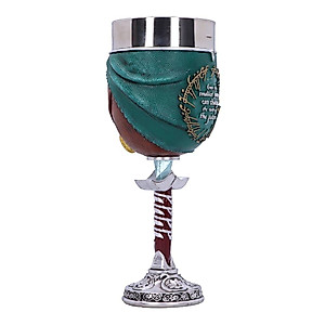 Nemesis Now Lord of the Rings Goblet - Hand-Painted Themed Drinkware, Perfect Collectible for LOTR Fans and Enthusiasts - Frodo