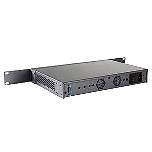 HUNSN Micro Firewall Appliance, Mini PC, OPNsense, VPN, Router PC, 3th Gen Intel I7 3520M, RS03k, AES-NI, 6 x Intel I226-V 2.5Gbe, 2 x USB, COM, VGA, 8G RAM, 128G SSD