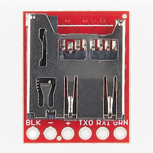 SparkFun OpenLog Open-source data logger works over a simple serial connection Supports microSD FAT16/32 cards up to 32GB Configurable baud rates up to 115200bps Preprogrammed ATmega328 and bootloader