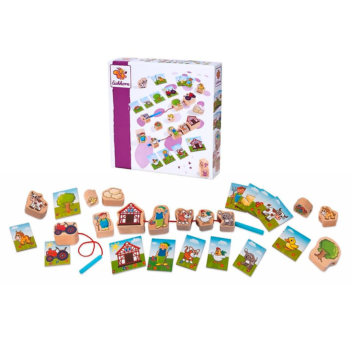 Eichhorn 100005200 Threading Game Multi-Coloured