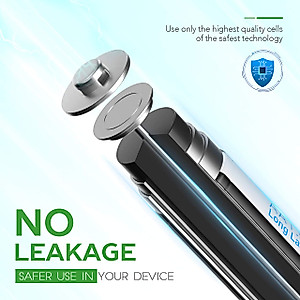 EBL 8 Pack 1.5V Lithium AA and 8 Pack Lithium AAA Batteries High Performance Constant Volt Lithium Battery