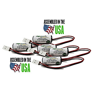 5PC replacement Lithonia ELB1P201N1 Rechargeable Battery