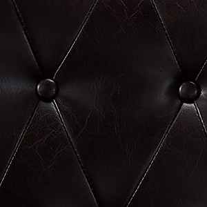 Christopher Knight Home Walder Reconstituted Bycast Leather Recliner, Brown