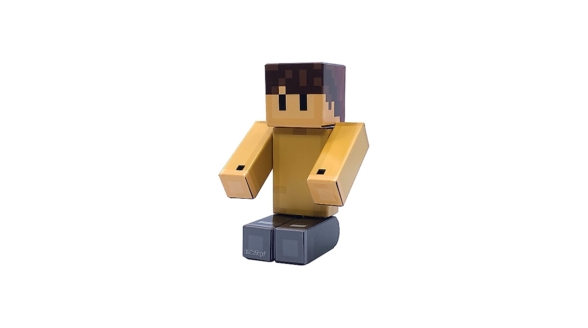 EnderToys Golden Boy Action Figure – Collectible 4-Inch Gaming Hero