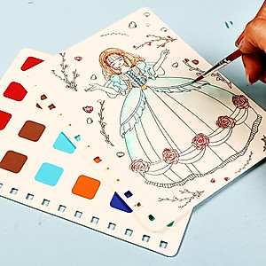 DiveDream Fabric Art Frenzy，Kids Project Creative Toys，Kids DIY Arts Crafts Kit, Paper Craft Kit for Girls Age 3-8 (A+B)