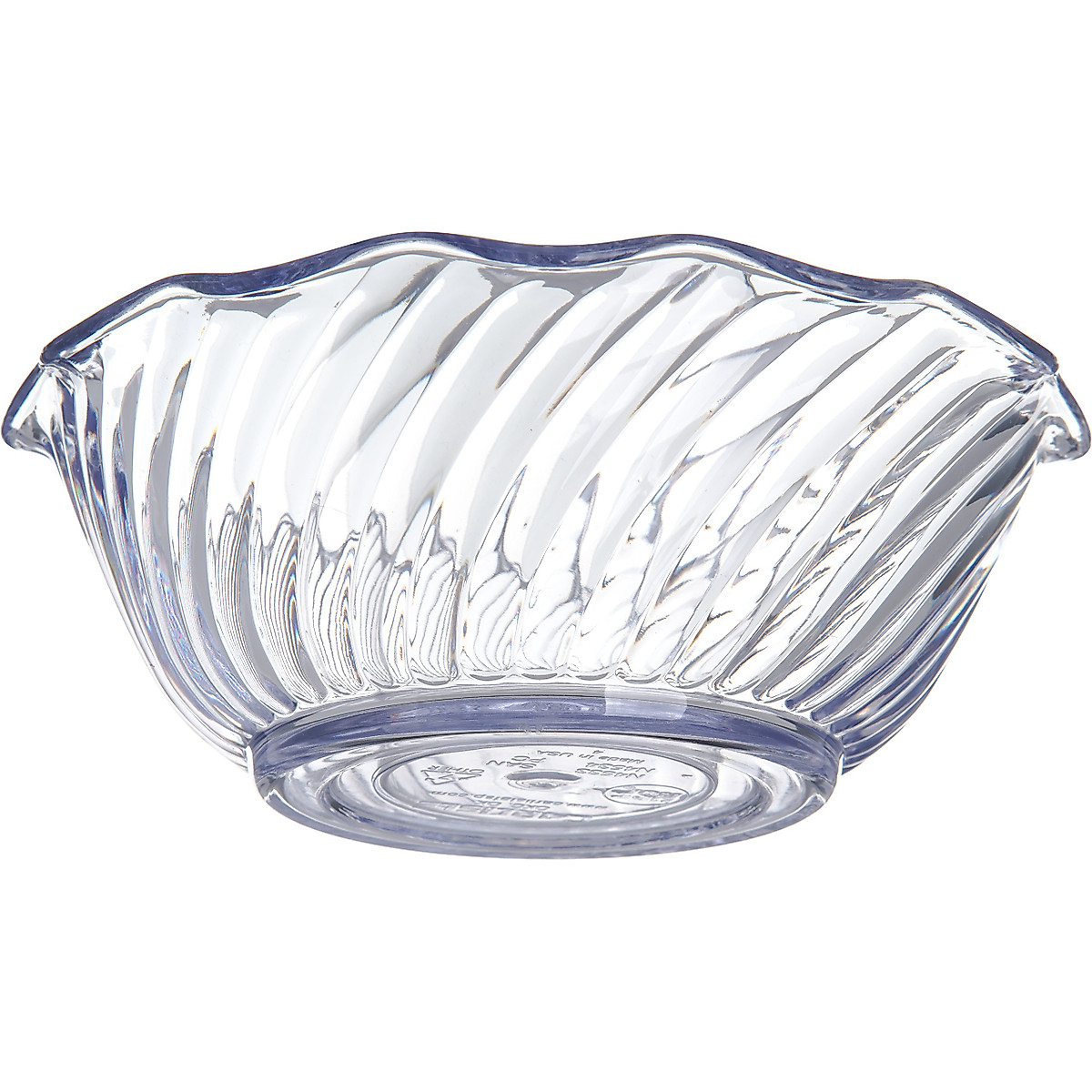 Carlisle FoodService Products 453307 Plastic Dessert Bowls, 13 oz, Clear