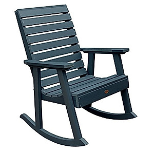 Highwood AD-RKCH2-NBE Weatherly Rocking Chair, Nantucket Blue