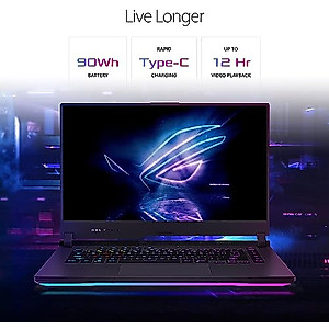 ASUS ROG Strix G15 Gaming Laptop, 15.6" FHD Display, NVIDIA GeForce RTX 3060, AMD Ryzen 7 4800H 4.2 GHz Processor, 64GB RAM 1TB SSD, Backlit Chiclet Keyboard 4-Zone RGB, Windows 11 Home, Gray