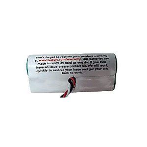 TekJuic BTRY-LS42RAA0E-01 Replacement Battery Compatible with Motorola/Symbol/Zebra LS4278, DS6878 and LI4278 Scanners. 750mAh