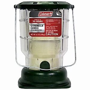 Coleman Repellents 77084 Citronella Candle Lantern, 50-Hr. Burn Time - Quantity 4