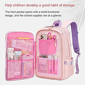 Xueanan Kawaii Bunny Backpack, Bunny Backpack For Girls(Pink, S (Suitable for 3-10 years old))