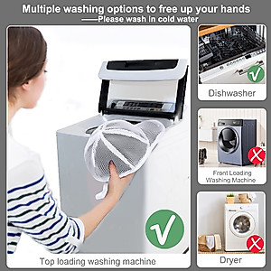 MAGTSMEI Hat Washer for Baseball Caps, 1Pack Hat Cleaner for Baseball Caps, Hat Storage Hat Holder cage for Dishwasher, Foldable Washing Hat Rack Protector Organizer for Flat & Curved Hats