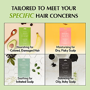 RATED GREEN Cold Brew Rosemary Balancing Scalp Pack w/ Charcoal | Korean Hair Conditioning Mask | Deep Conditioning Hair Mask for Dry Damaged Hair | Hydrating Hair Mask Pack of 5, 1.69 Fl. Oz