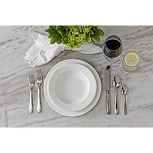 Fortessa Caviar 18/10 Stainless Steel Flatware, 5 Piece Place Setting, Service for 1