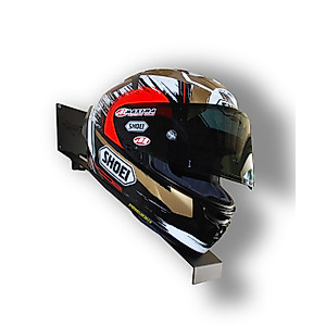 Mesa Metal Works Motorcycle Helmet Holder - Helmet Wall Mount - Helmet Rack - Helmet Display - Helmet Storage Rack - Made in USA