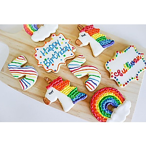 Unicorn Cookie Cutters,Stainless Steel Cutter for Unicorn Themed Party Baby Shower Wedding Birthday Party