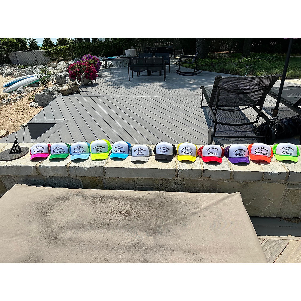 Funky Junque Trucker Hat - 12 Pk - IBT (Bail,B-Decisions,Chaos,Crazy, F-Bombs,G-Rap,Getaway,D-Moves,Music,Pizza,Shenan,Sarcasm)