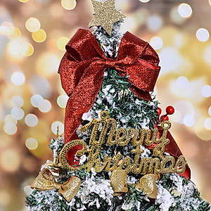 YAMA Glitter Wired Ribbon, Pink, 1-1/2 inch x 20 Yards, for Christmas, Gift Wrapping, Wreath, Crafts, Bow Making and Party Decoration