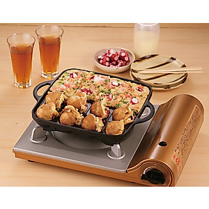 Iwatani Takoyaki Grill Pan , Medium, Black