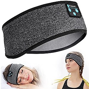 Perytong Sleep Headphones Bluetooth, Sleeping Headphones Headband - Soft Elastic Comfortable Headband Headphones, Gifts for Men Women Teenager