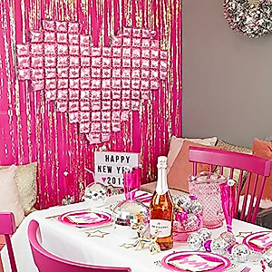 PartyWoo Pink Heart Balloons, 2 pcs 55 Inch Large Heart Balloons, Giant Foil Balloons, Large Mylar Balloons, Heart Balloons for Birthday Decorations, Wedding Decorations, Bridal Shower Decorations