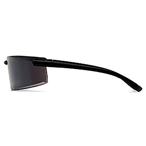 Pyramex Surveyor Silver Mirror Lens With Black Frame