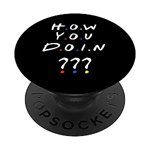 Cool How You Doin Funny 90s Flirting Quote PopSockets PopGrip: Swappable Grip for Phones & Tablets