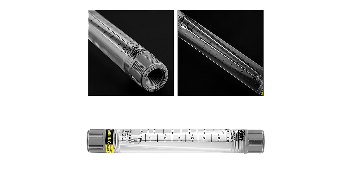 Durable Flow Meter: 0.5-5 GPM Tube for Water