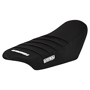 Enjoy Mfg Ribbed Seat Cover - Compatible Fit for Talaria Sting Electric Motorcycle #362 (Black w/Black Ribs)