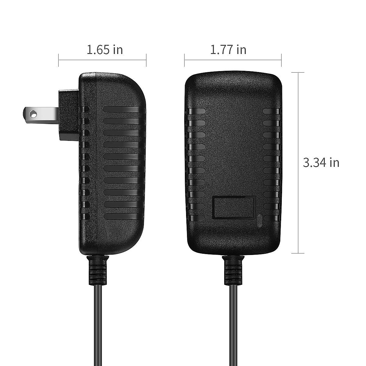 SUPON AC 100-240V to DC 9V 9Volt 2A 1.5A 1A 0.5A, 5.5x2.1mm Plug Switching Supply Power Adapter for Video LED Light L122T VILTROX L116T Monitors, Security Camera CCTV Router Humidifier WiFi Webcam
