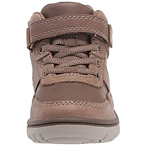 Stride Rite Boys SRT Ryker Sneaker, Greige, 4 Wide Infant