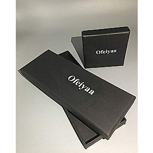 Ofeiyaa 12pcs Chain Gold Bead Necklace Coin Moon Star Pearl Pendant Chain Choker Multilayer Necklace Leather Cord Set for Women Men Gold Adjustable