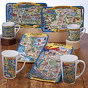 Certified International Tennessee Souvenir Rectangular Platter 13" x 8"