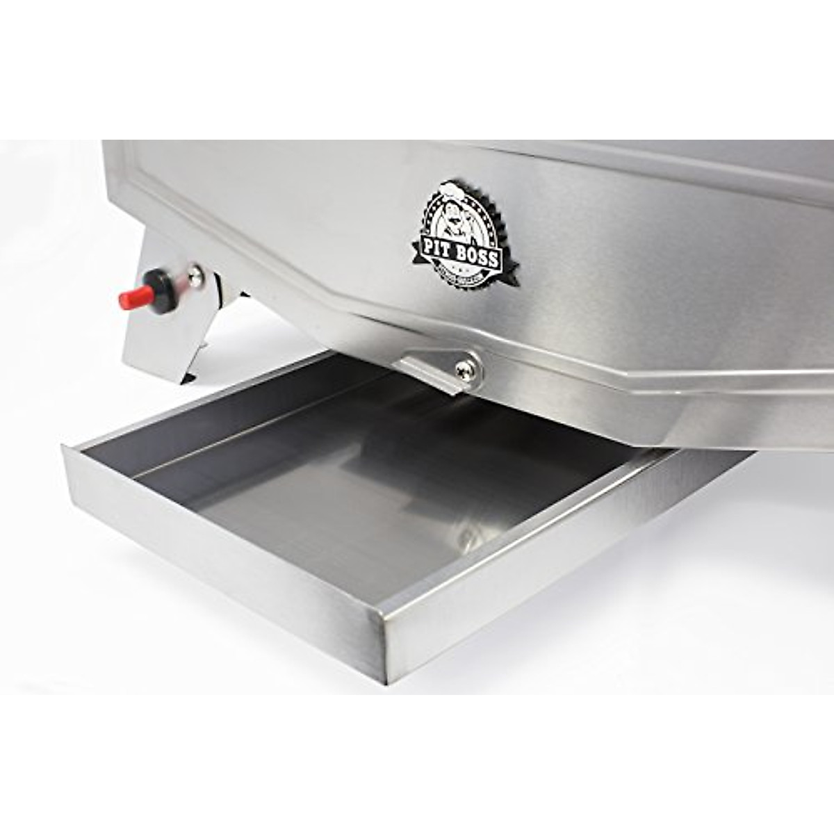 Pit Boss Grills PB100P1 Pit Stop Single-Burner Portable Tabletop Grill , Grey