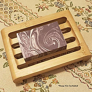 Pumice Stone Bath and Spa Set – Skin Care Set with Foot Scrubber, Multipurpose Sisal Soap Pouch and Bamboo Soap Tray – Exfoliating and Callus Remover – Natural Foot Stone