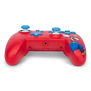 PowerA Enhanced Wired Controller for Nintendo Switch - Woo-hoo! Mario, Gamepad, game controller, wired controller, officially licensed