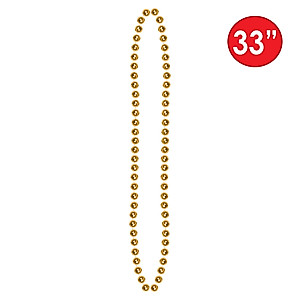 Gold Party Beads
