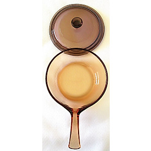 Corning Ware Vision Amber .5 Liter Sauce Pan with Lid