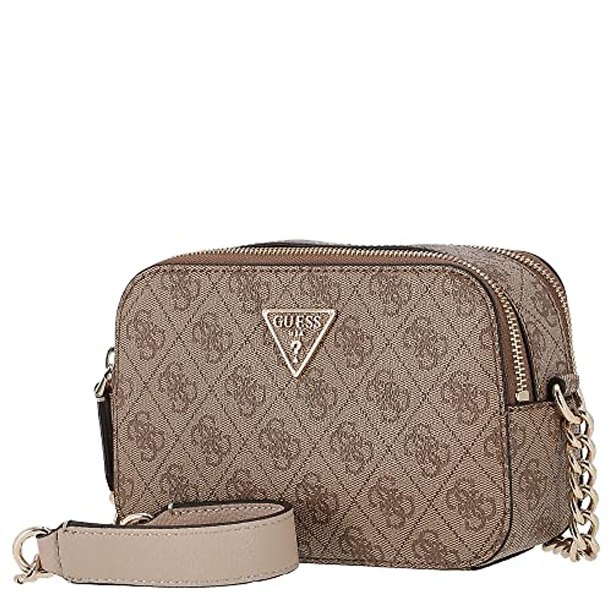 GUESS Noelle Crossbody Camera Latte Logo One Size