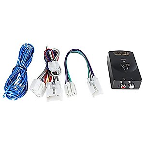NuIth Add Amplifier Subwoofer Adapter Interface on Factory Car Radio System Compatible with Toyota 1988-2018, Subaru 2012-2019 w/Remote Turn on Wire 2 Channel RCA Line Out Converter Non JBL System